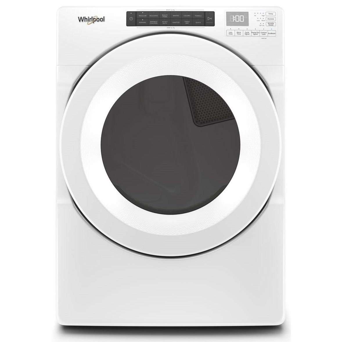 Whirlpool 7 4 Cu Ft Front Load Electric Dryer With Intuitive Touch whirlpool-7-4-cu-ft-front-load-electric-dryer-with-intuitive-touch